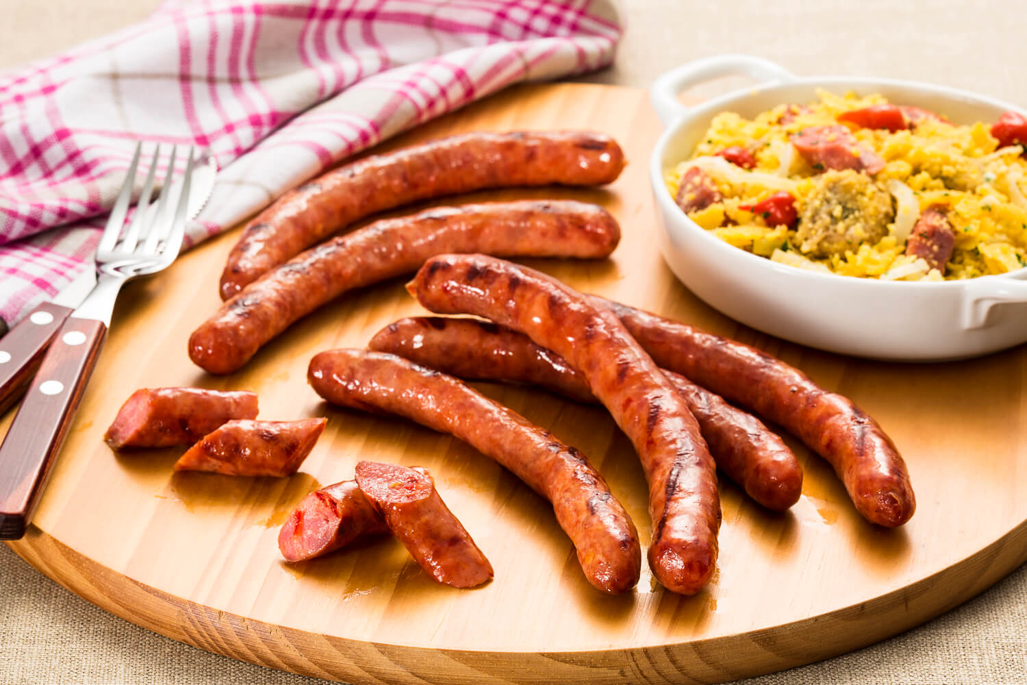 Linguiça-apimentada-e-farofa - Swift