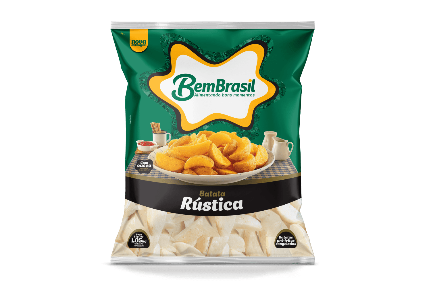 Batata Rútica Bem Brasil 1,05kg - Swift