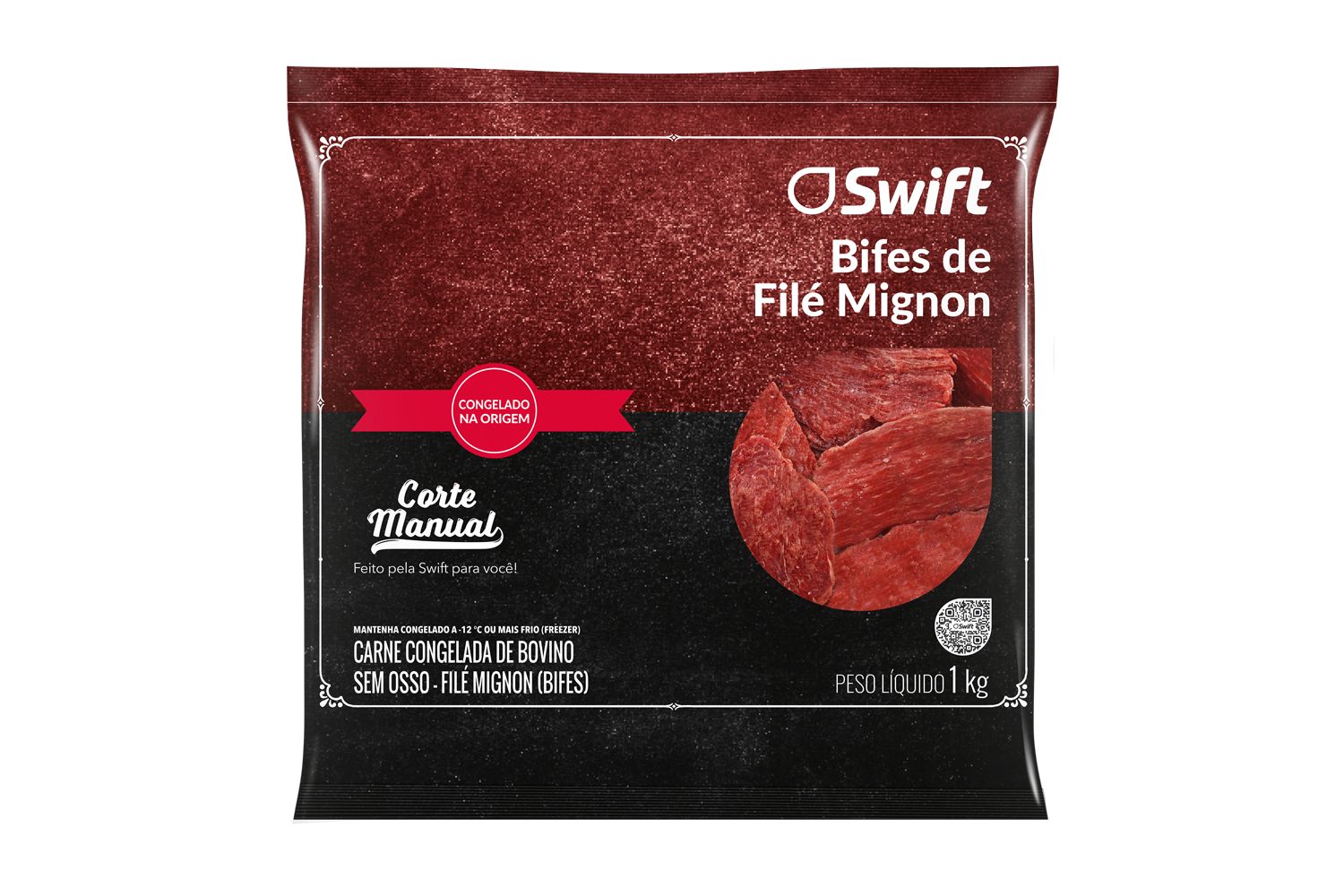 Bife de Filé Mignon Swift 1kg - Swift
