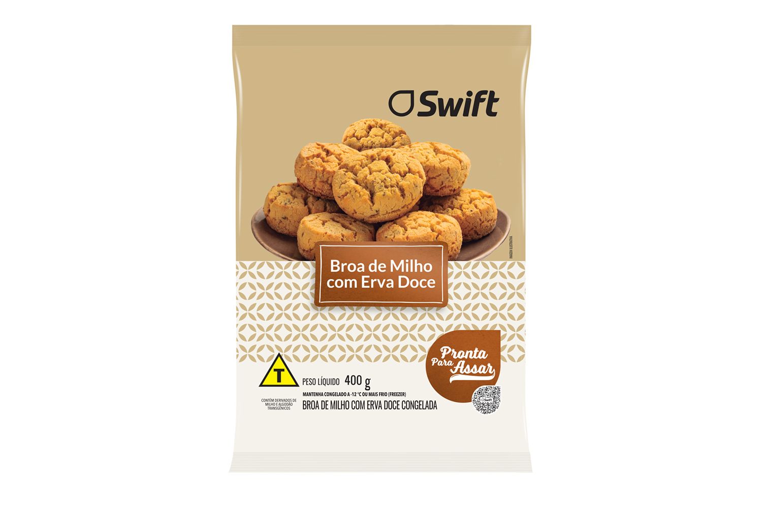 Broa de Milho com Erva Doce Swift 400g - Swift