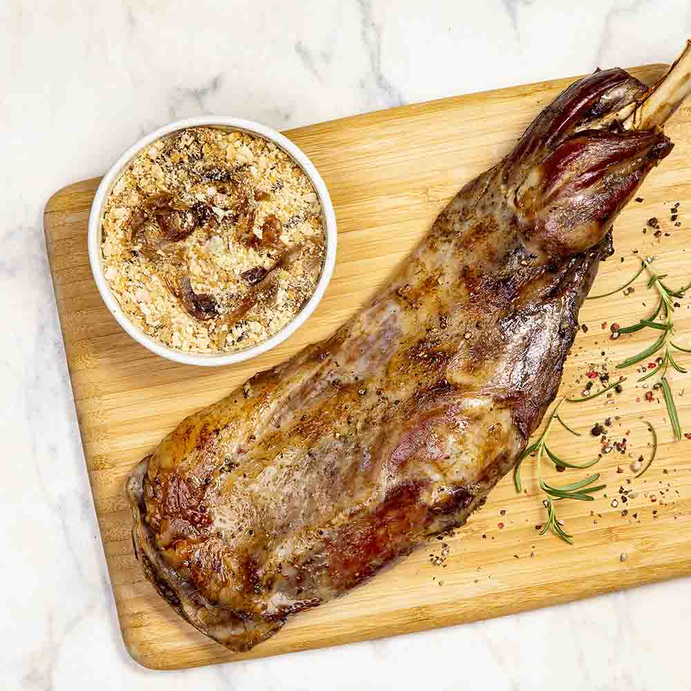 Receita de Paleta na brasa com farofa, cebola caramelizada - Receitas Swift